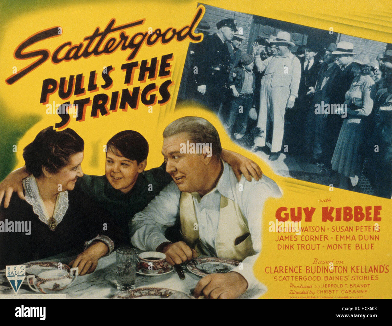 SCATTERGOOD PULLS THE STRINGS, Emma Dunn, Bobs Watson, Guy Kibbee, (as ...