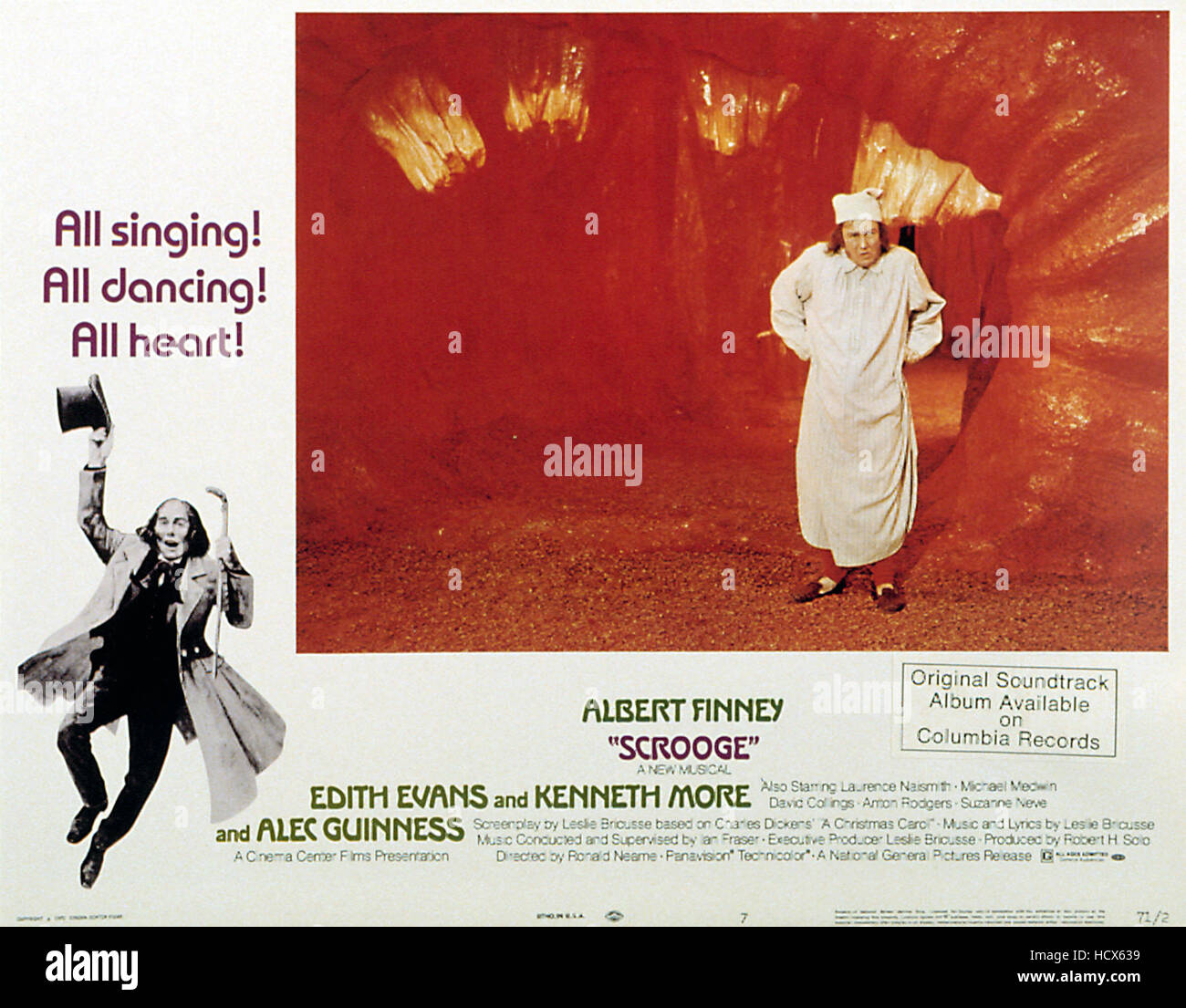SCROOGE, Albert Finney, poster art, 1970 Stock Photo - Alamy