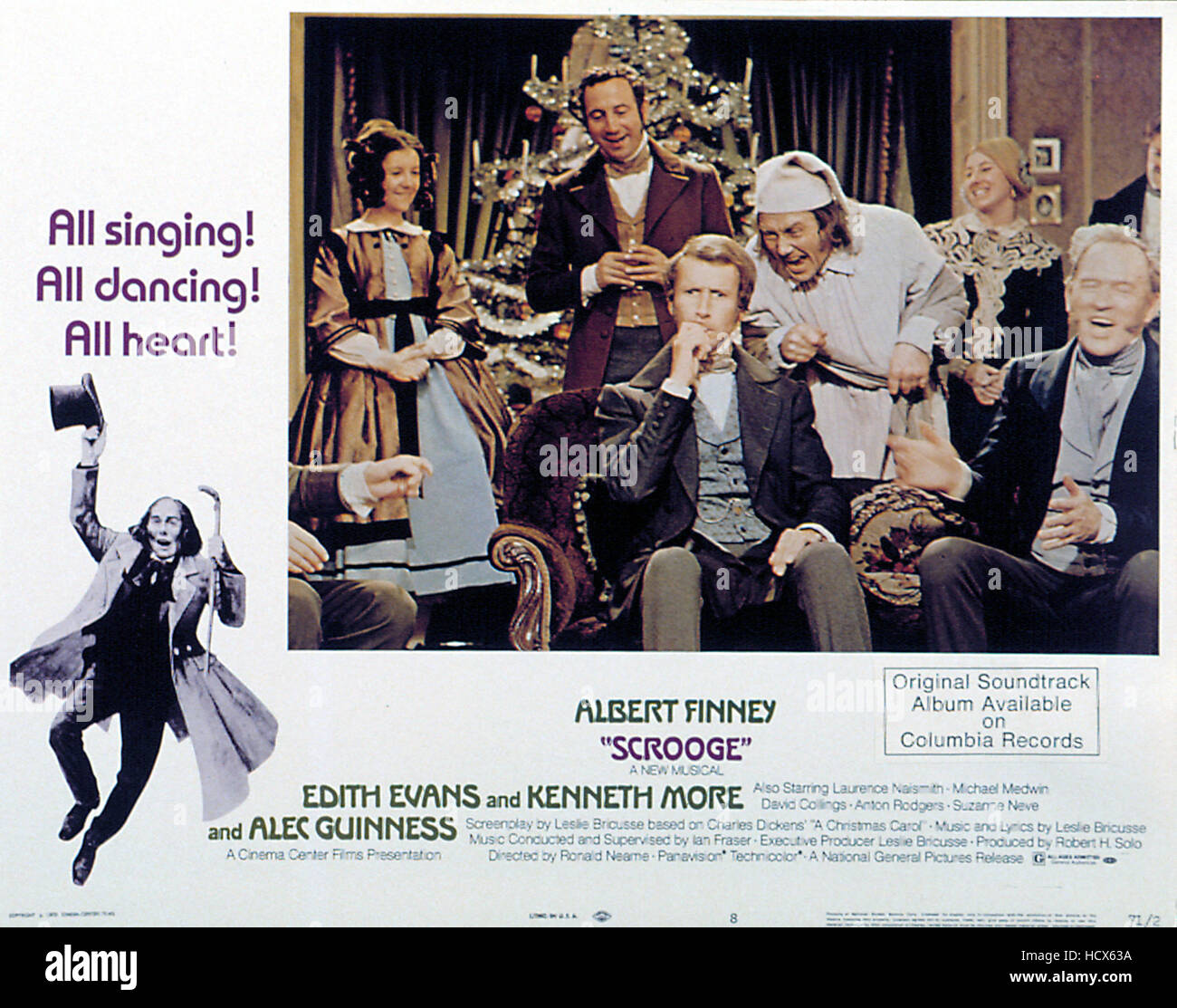 SCROOGE, Albert Finney, poster art, 1970 Stock Photo - Alamy