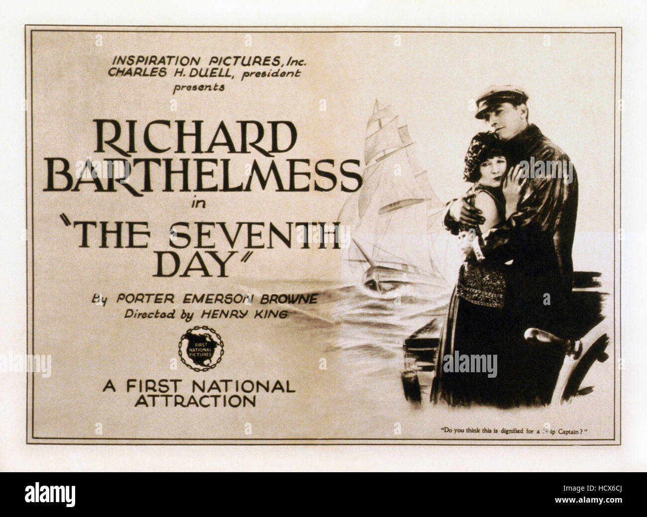THE SEVENTH DAY, US lobbycard, from left: Ann Cornwall, Richard ...