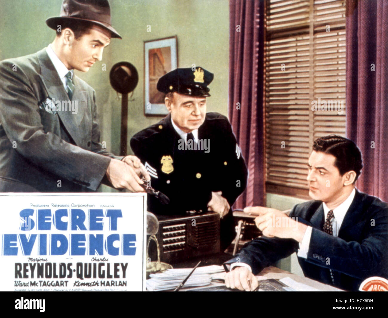 SECRET EVIDENCE, Malcolm McTaggart, Lee Phelps, Charles Quigley, 1941 ...