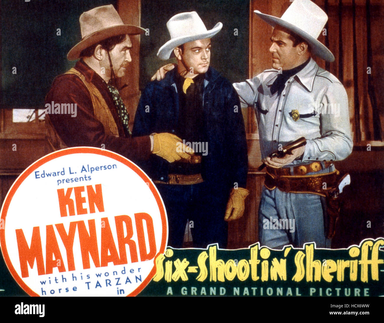 SIX SHOOTIN' SHERIFF, first and third from left: Ben Corbett, Ken ...