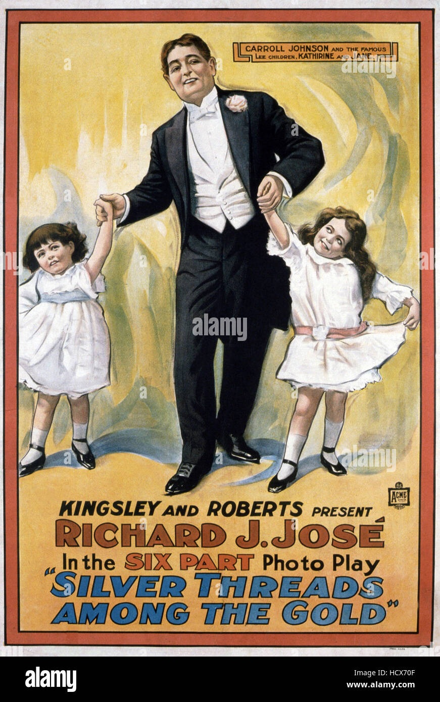 SILVER THREADS AMONG THE GOLD, US poster, from left: Jane Lee, Richard ...