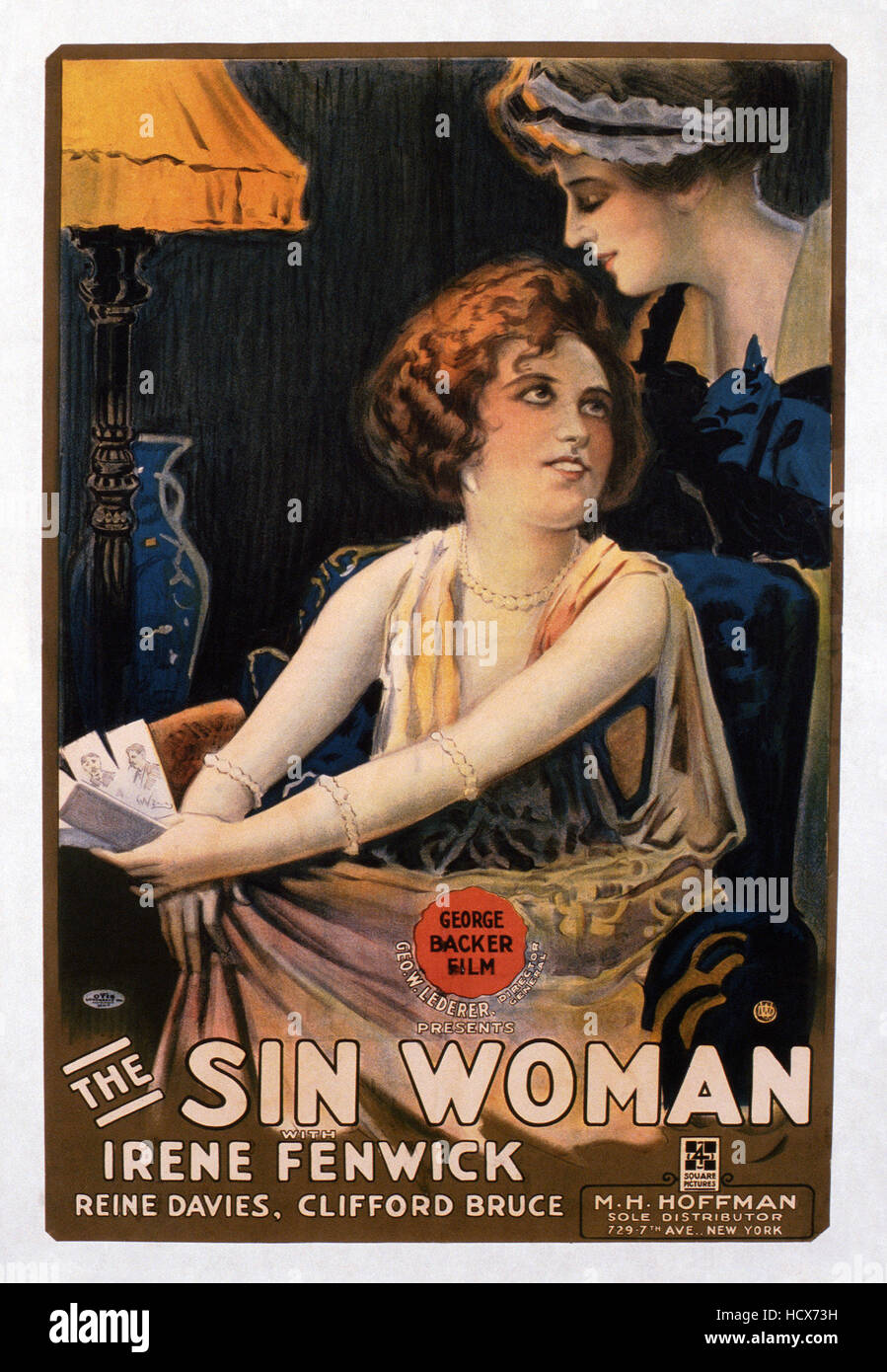 THE SIN WOMAN, US poster art, Irene Fenwick, 1917 Stock Photo - Alamy