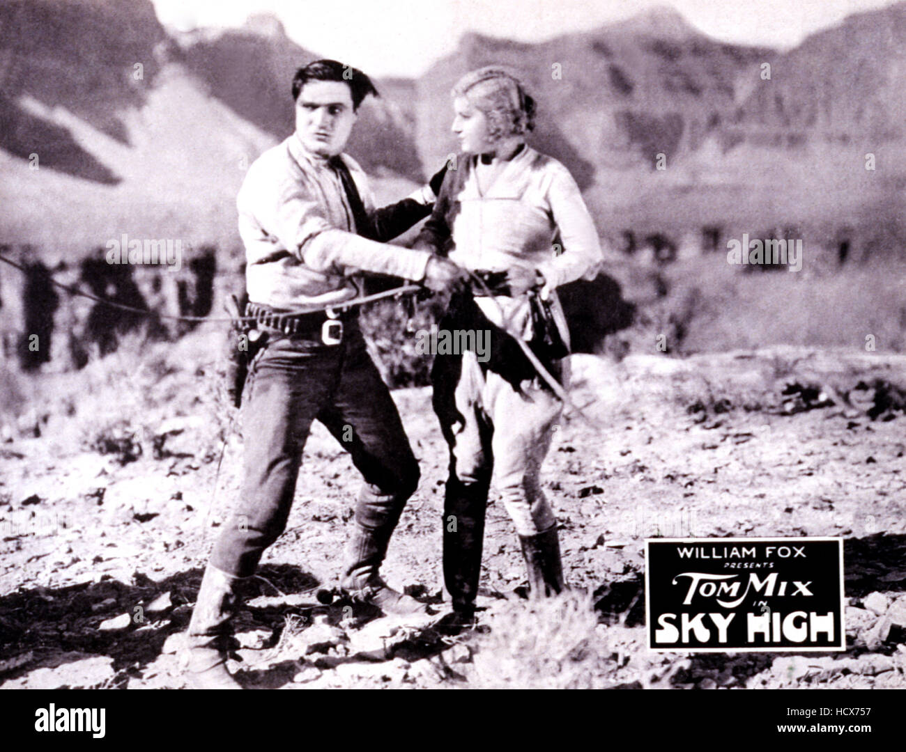 SKY HIGH, left: Tom Mix, 1922, TM and Copyright ©20th Century Fox Film Corp. All rights reserved ...