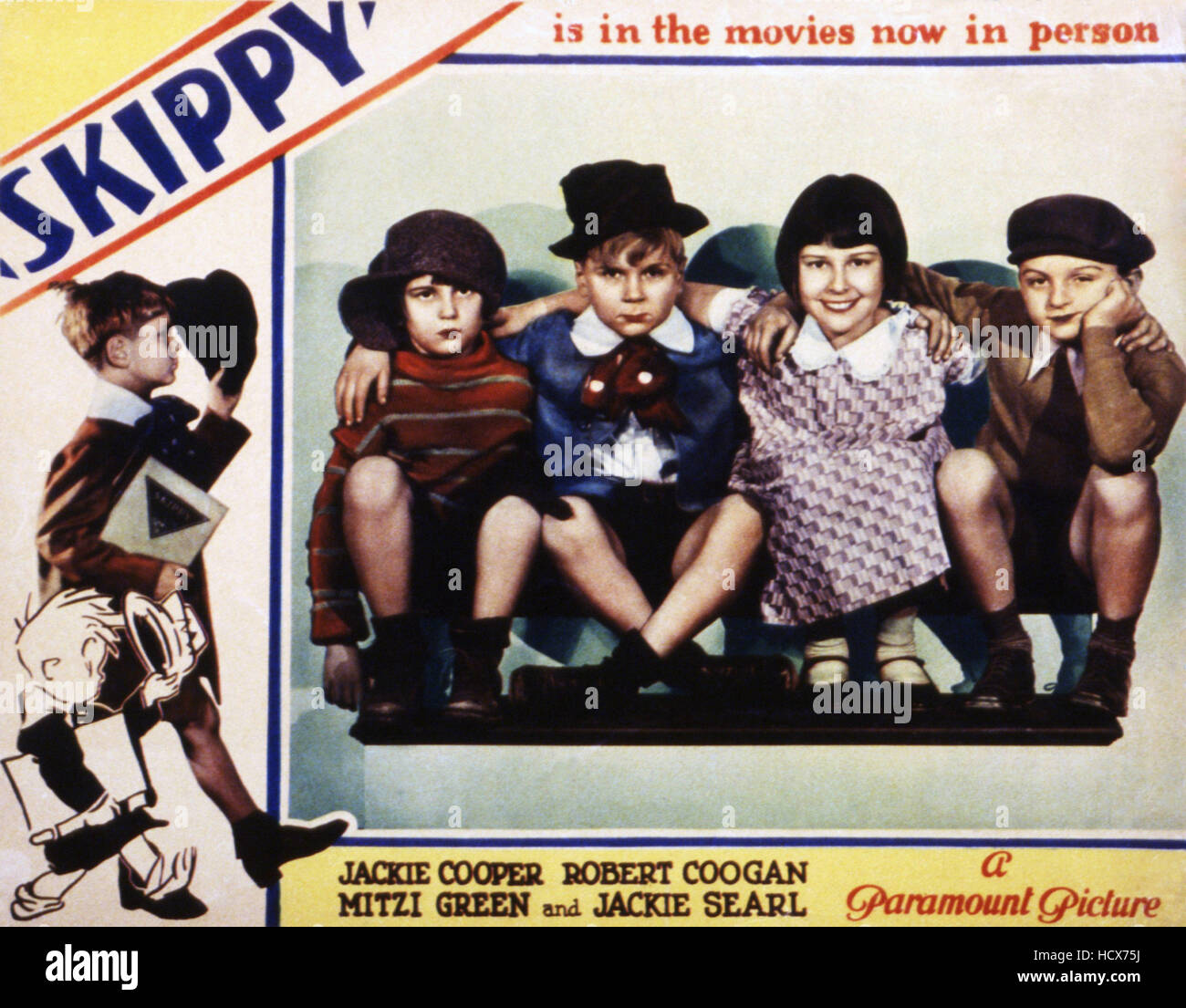 SKIPPY, US lobbycard, from left: Robert Coogan, Jackie Cooper, Mitzi ...