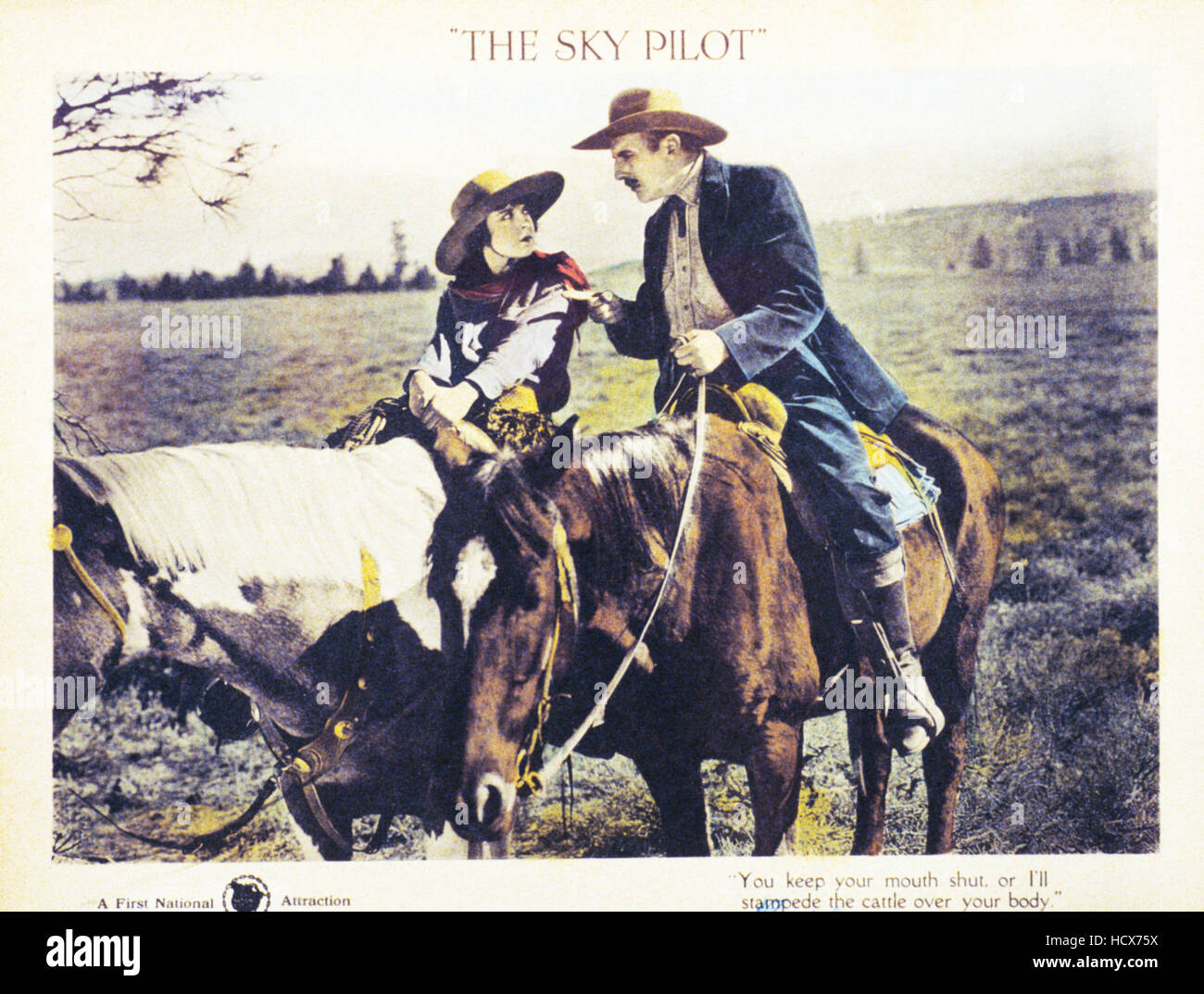 THE SKY PILOT, left: Colleen Moore on lobbycard, 1921 Stock Photo - Alamy