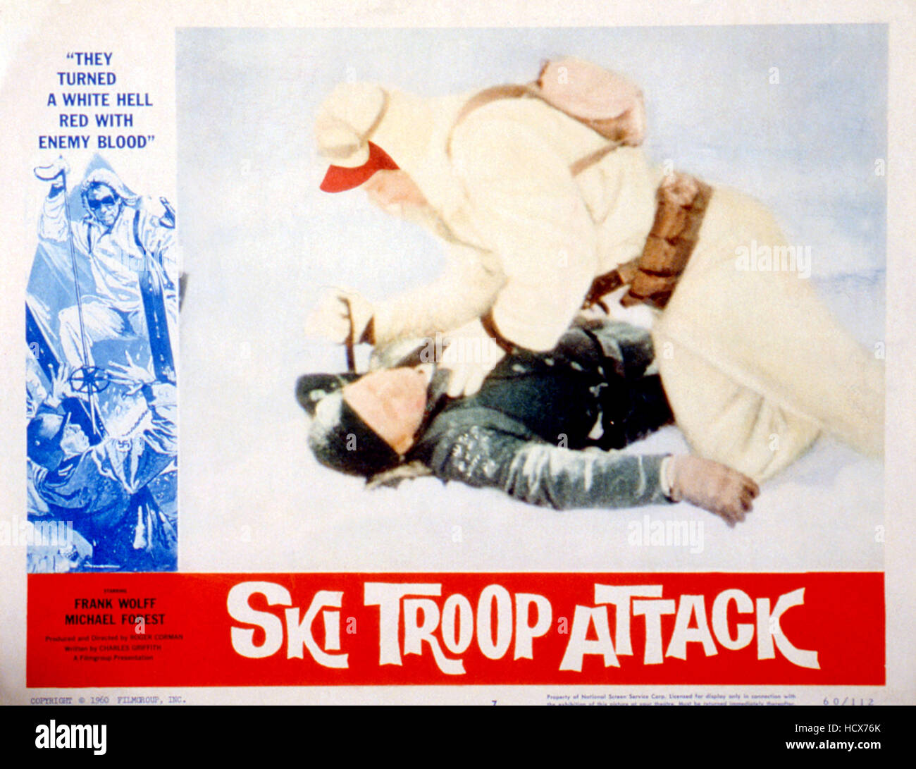 SKI TROOP ATTACK, Frank Wolff, 1960 Stock Photo - Alamy