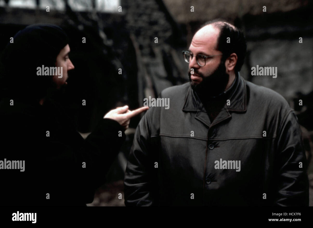 SLEEPY HOLLOW, director Tim Burton, producer Scott Rudin, on-set, 1999 ...