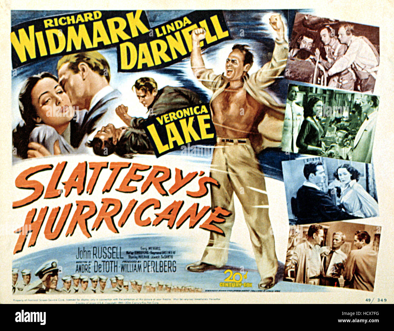 SLATTERY'S HURRICANE, Richard Widmark, 1949. TM and Copyright (c) 20th Century Fox Film Corp ...