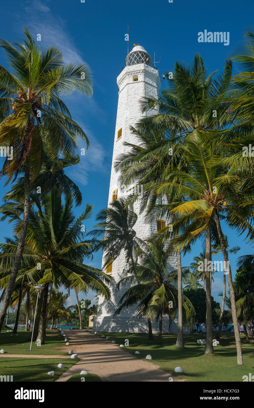 Dondra Head Lighthouse in Matara district the Southern Province. Sri ...