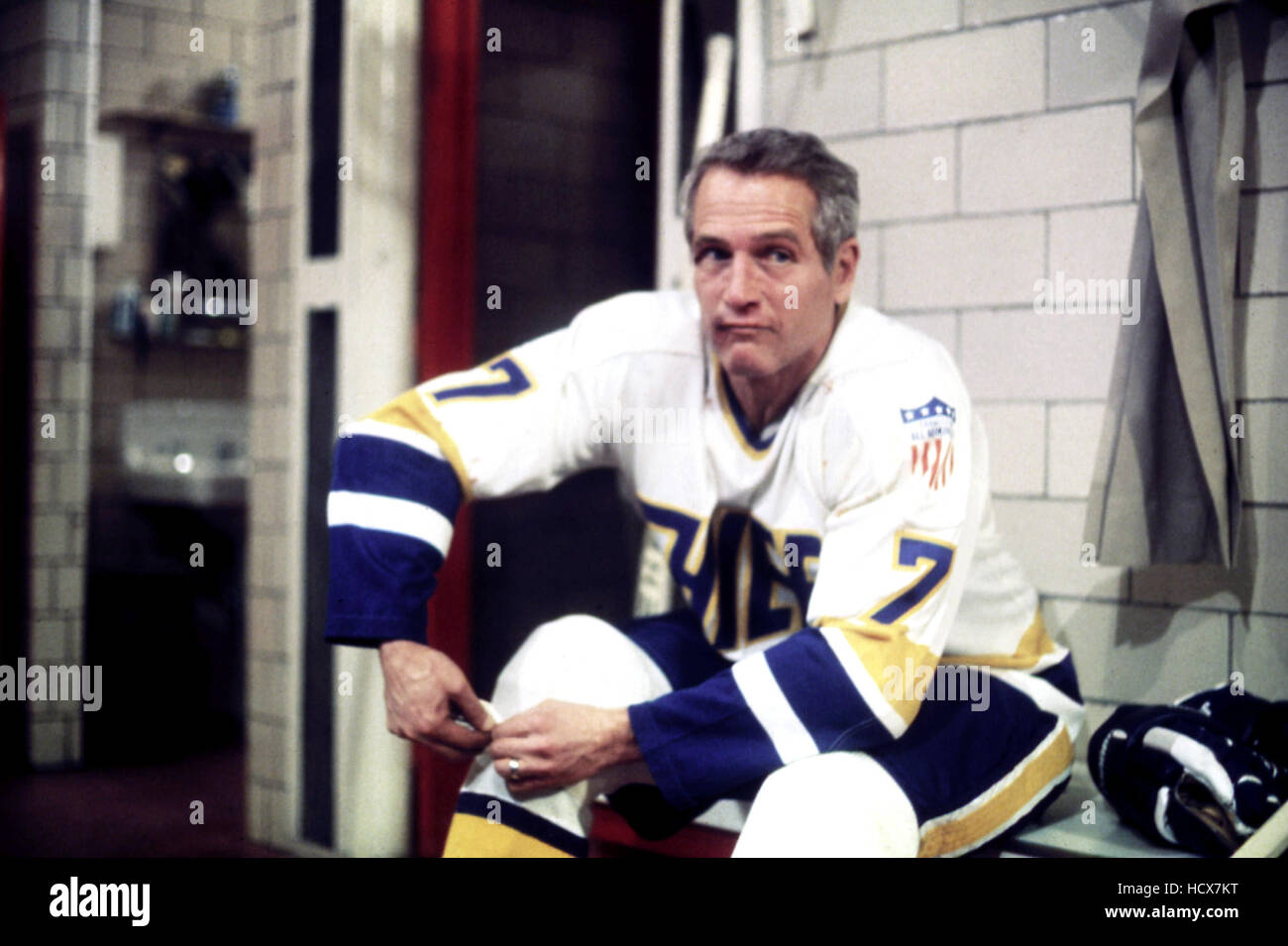 SLAP SHOT, Paul Newman, 1977 Stock Photo - Alamy