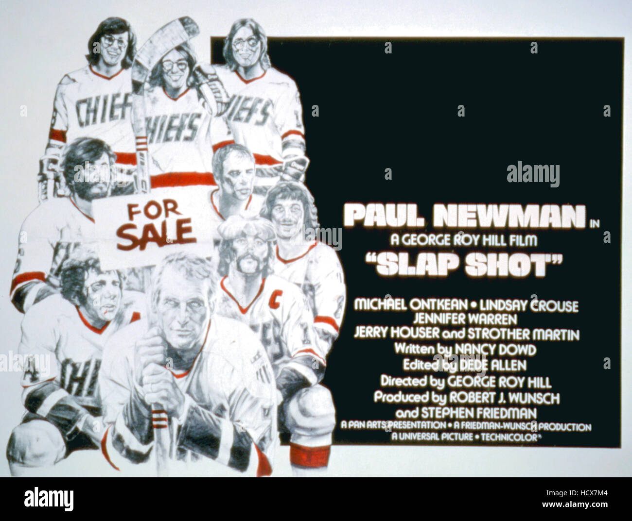 SLAP SHOT, Paul Newman, David Hanson, Steven Carlson, Jeff Carlson (as ...