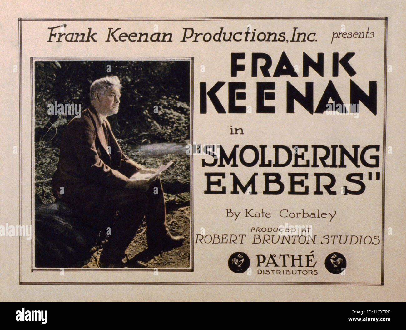 SMOLDERING EMBERS, US lobbycard, Frank Keenan, 1920 Stock Photo - Alamy