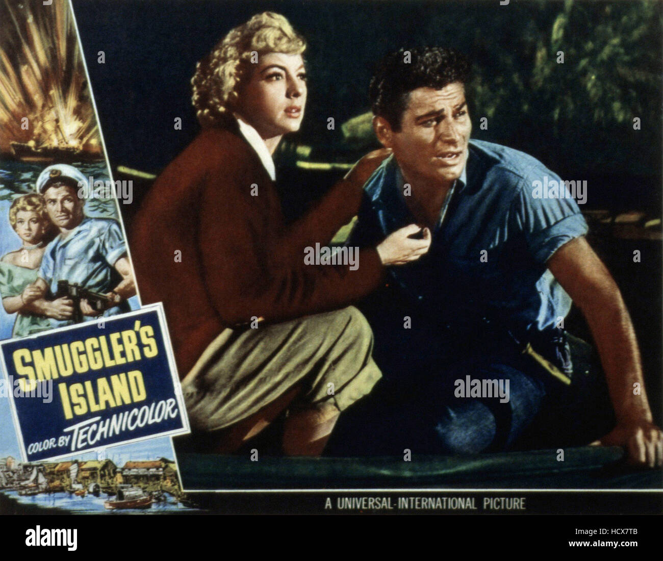SMUGGLER'S ISLAND, Evelyn Keyes, Jeff Chandler, 1951 Stock Photo - Alamy