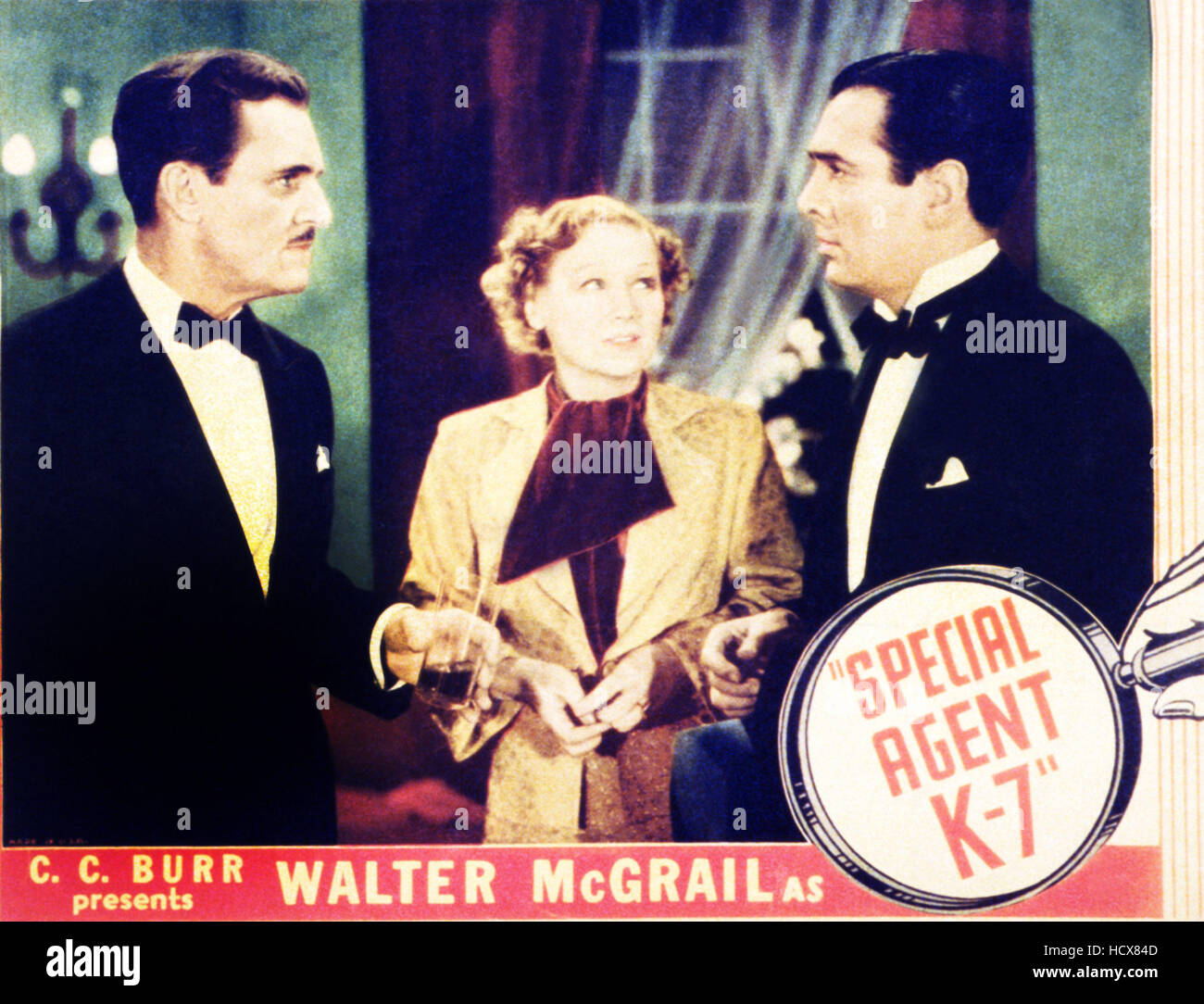 SPECIAL AGENT K-7, l-r: Walter McGrail, Queenie Smith, Duncan Renaldo ...