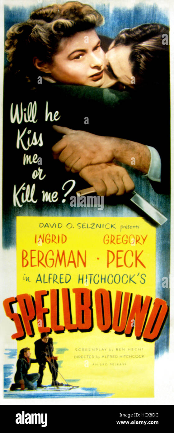 SPELLBOUND, Ingrid Bergman, Gregory Peck, 1945 Stock Photo - Alamy