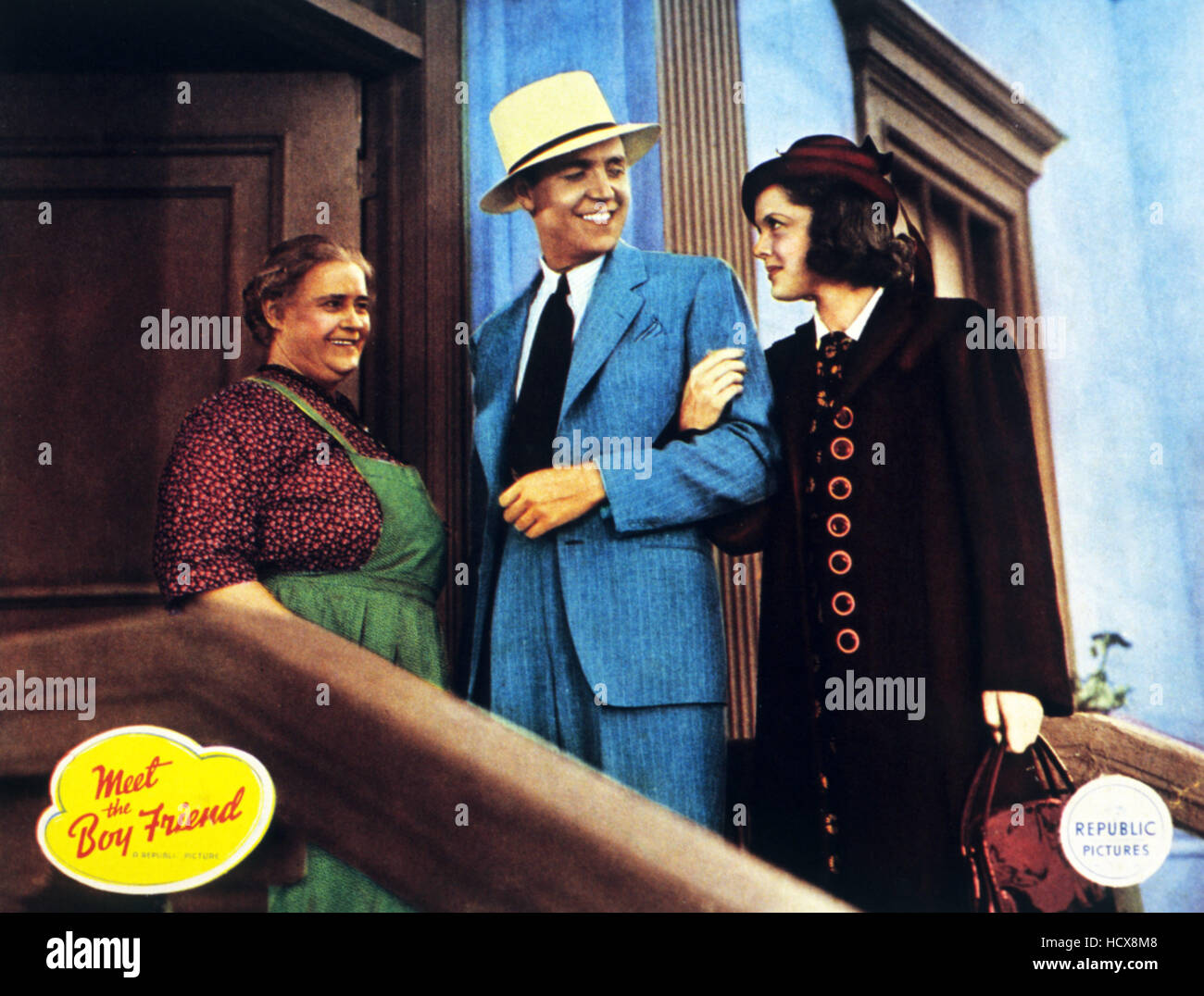 MEET THE BOY FRIEND, center: Robert Paige (aka David Carlyle), right ...