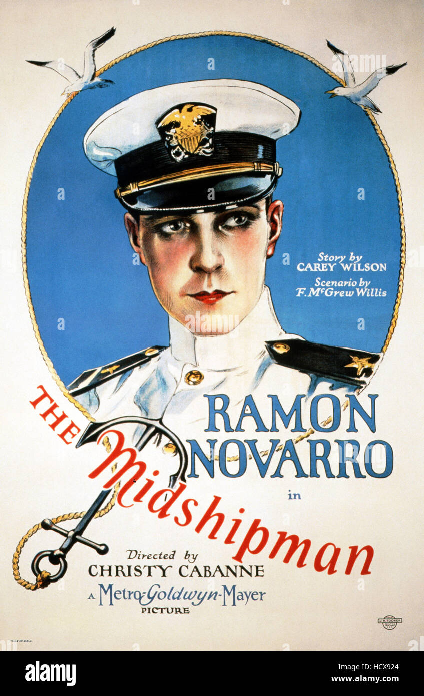 THE MIDSHIPMAN, US poster, Ramon Novarro, 1925 Stock Photo - Alamy
