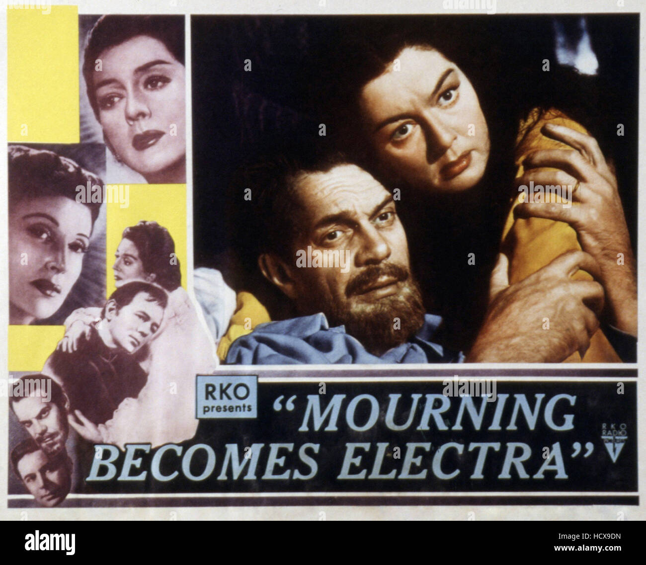 MOURNING BECOMES ELECTRA, Rosalind Russell, Michael Redgrave, Raymond ...