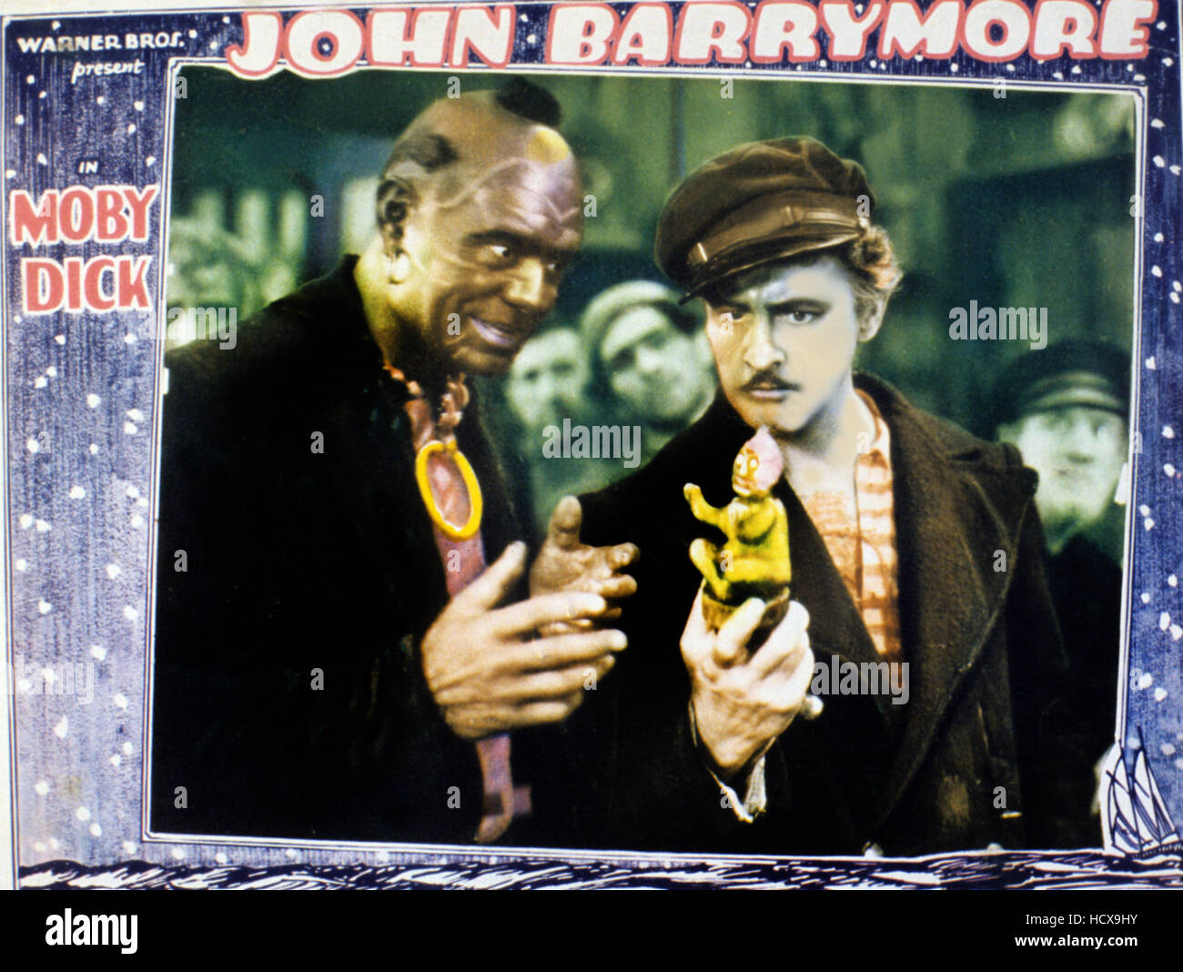 MOBY DICK, Noble Johnson, John Barrymore, 1930 Stock Photo - Alamy