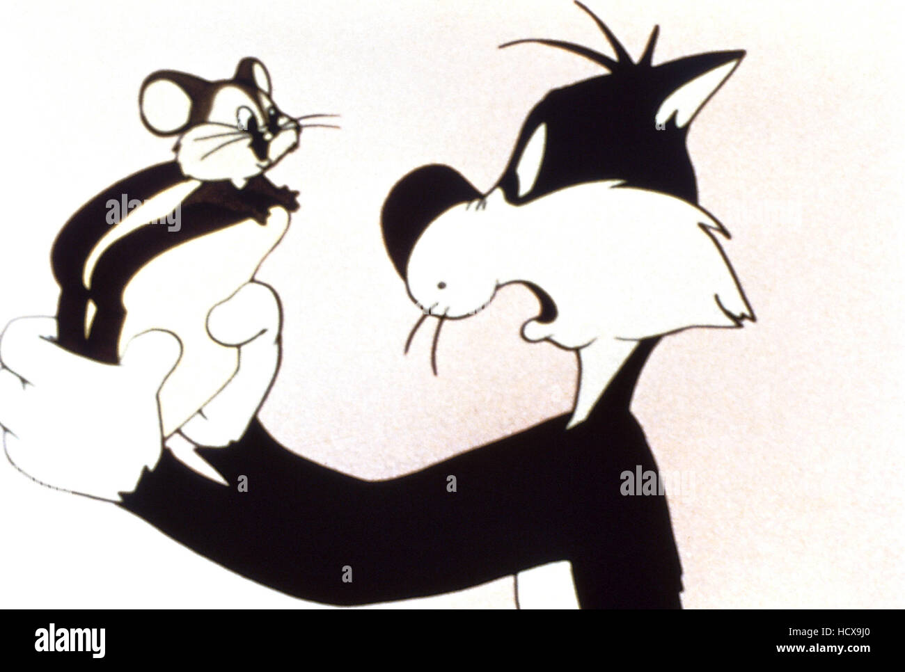 A MOUSE DIVIDED, (from left): Baby Mouse, Sylvester the cat, 1953 Stock ...