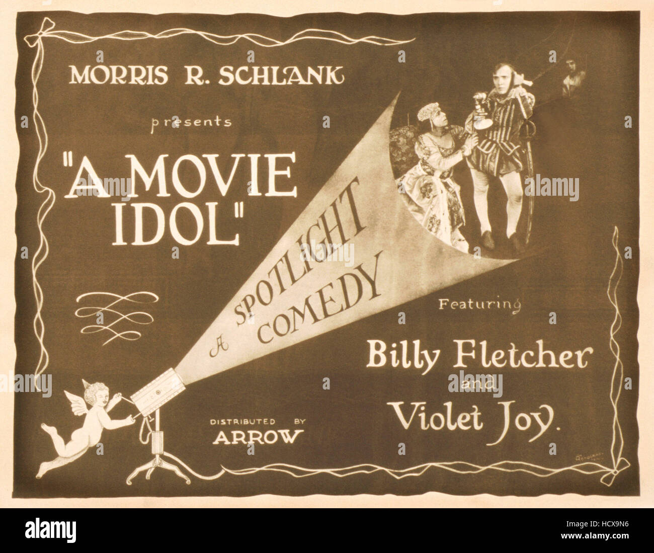 A MOVIE IDOL, from left: Violet Joy, billy Fletcher, ca. 1921 Stock ...