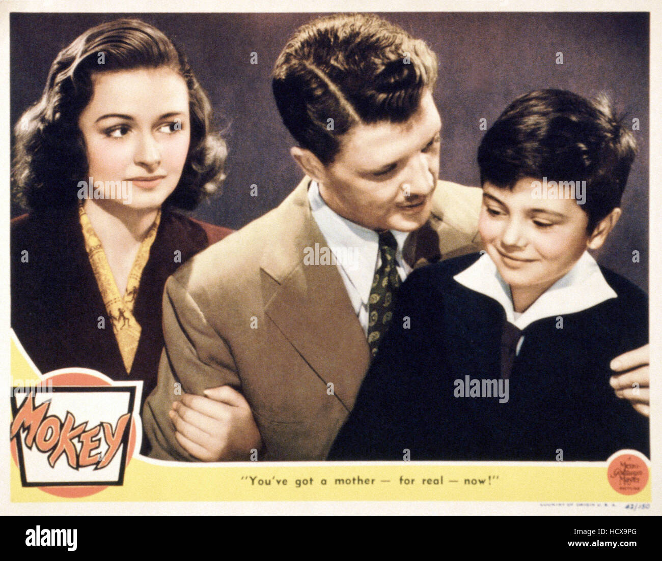 MOKEY, from left: Donna Reed, Dan Dailey, Robert Blake, 1942 Stock Photo - Alamy