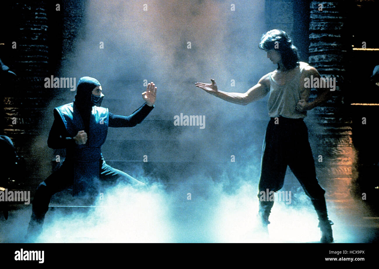 MORTAL KOMBAT, Francois Petit, Robin Shou, 1995 Stock Photo - Alamy