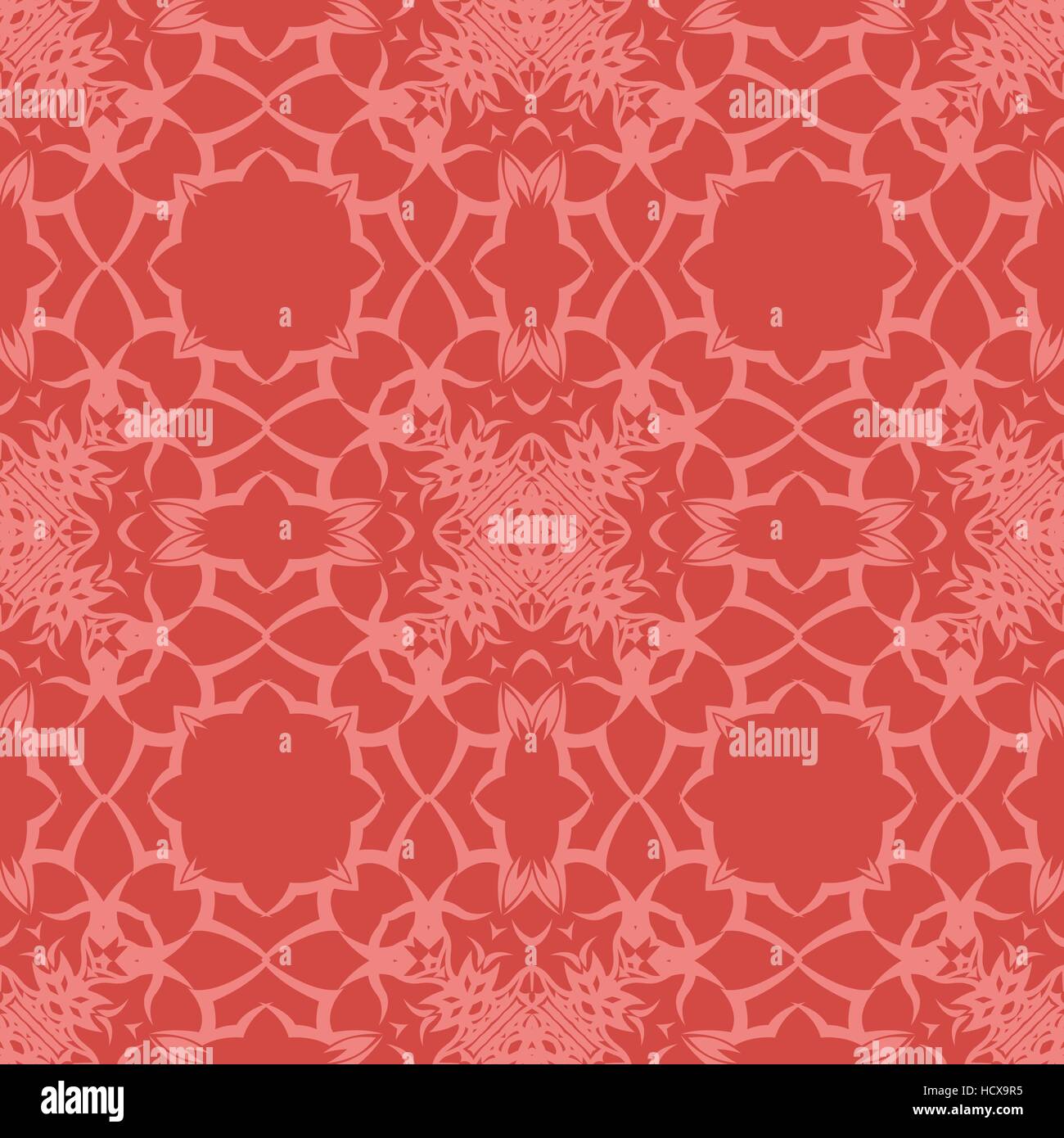 Red Ornamental Seamless Line Pattern Stock Vector Image & Art - Alamy