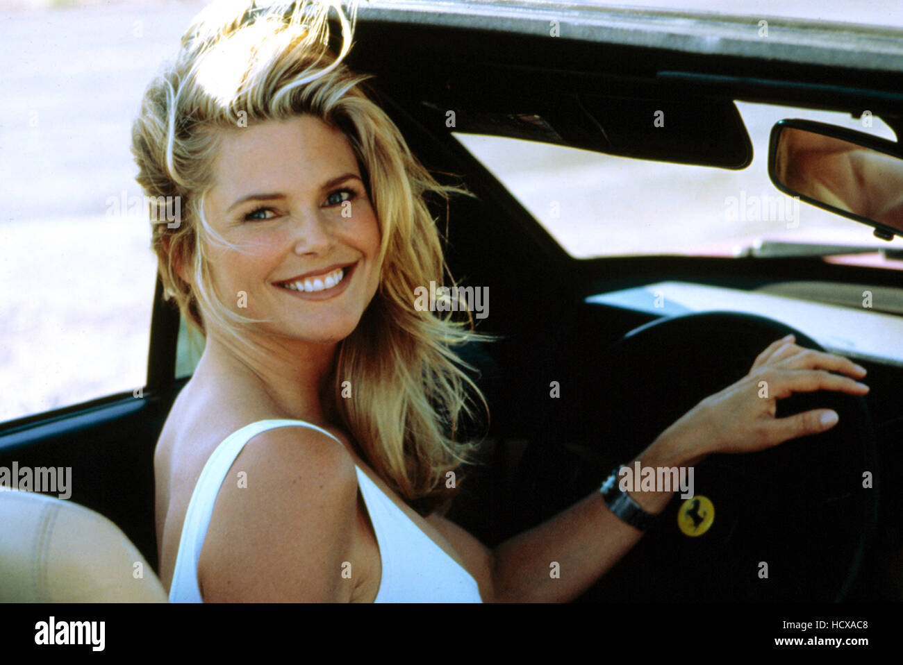 NATIONAL LAMPOON'S VEGAS VACATION, Christie Brinkley, driving a Ferrari ...