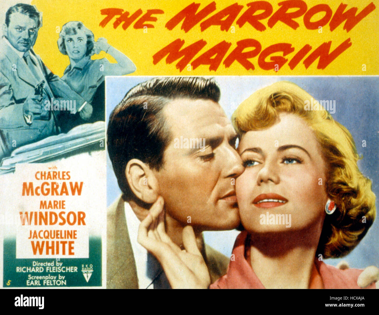 THE NARROW MARGIN, Poster art, Charles McGraw, Jacqueline White, 1952 ...