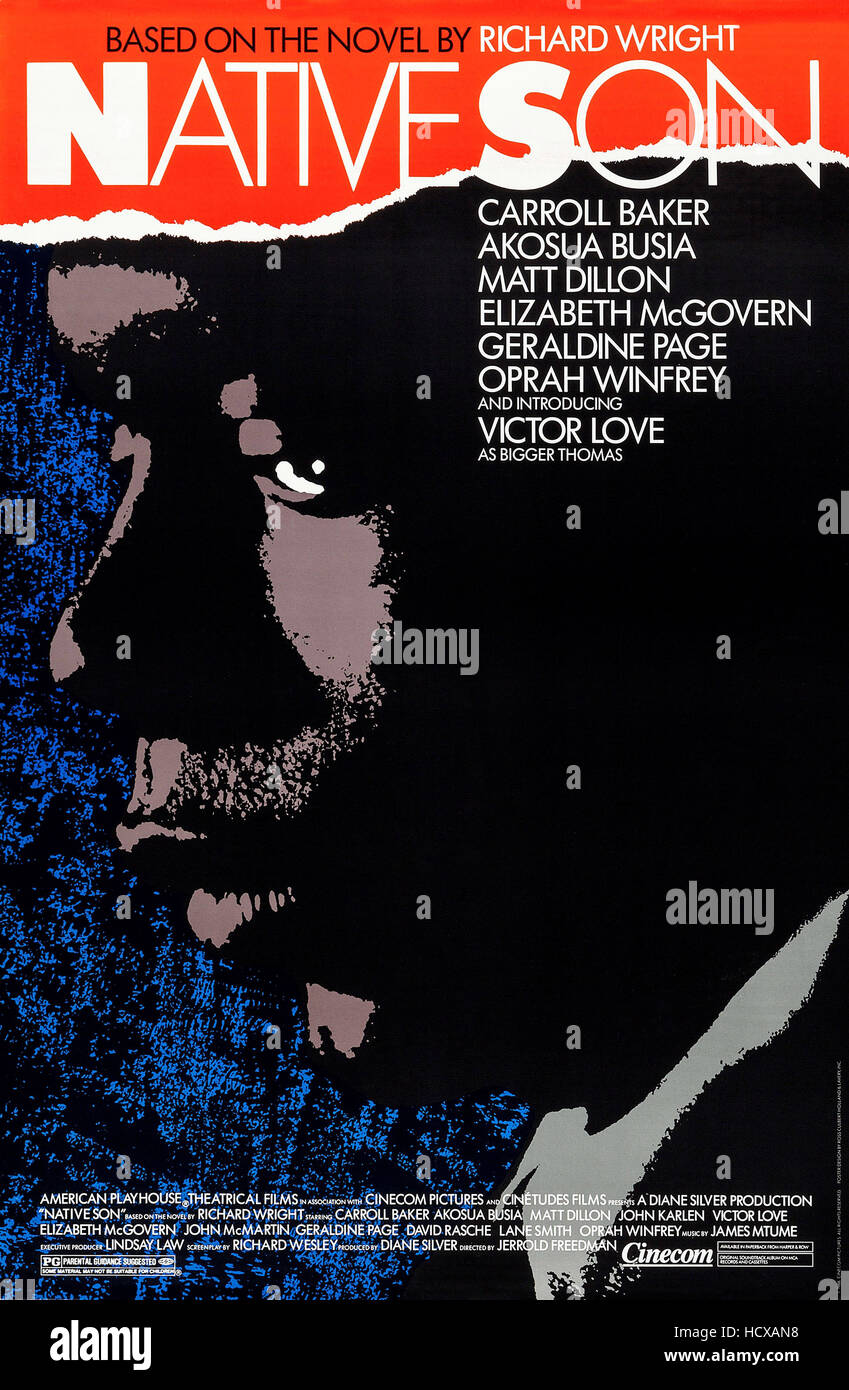 NATIVE SON, US poster, victor Love, 1986, © Cinecom/courtesy Everett ...