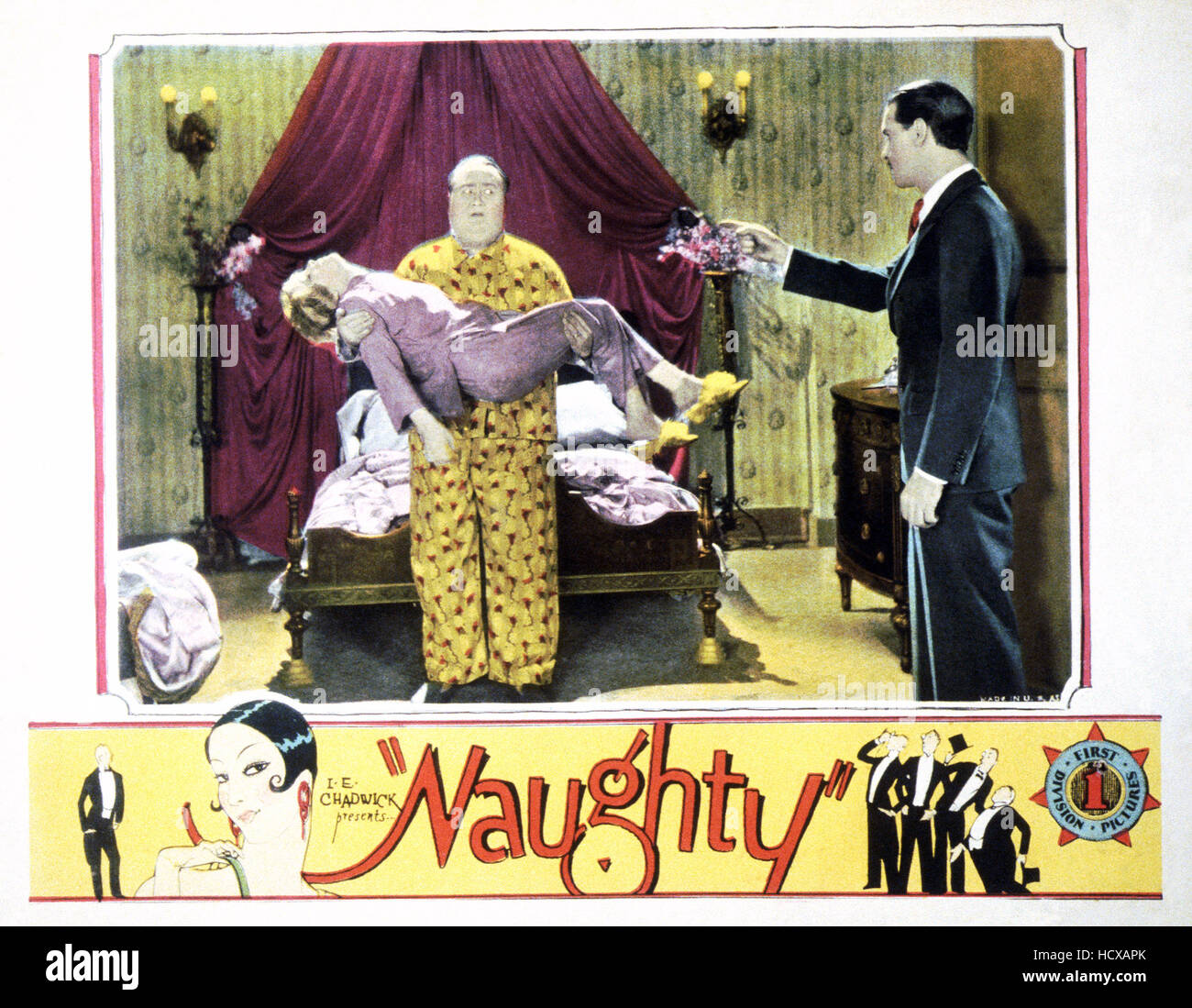 NAUGHTY, from left: Pauline Garon, Walter Hiers, John Harron, 1927 ...