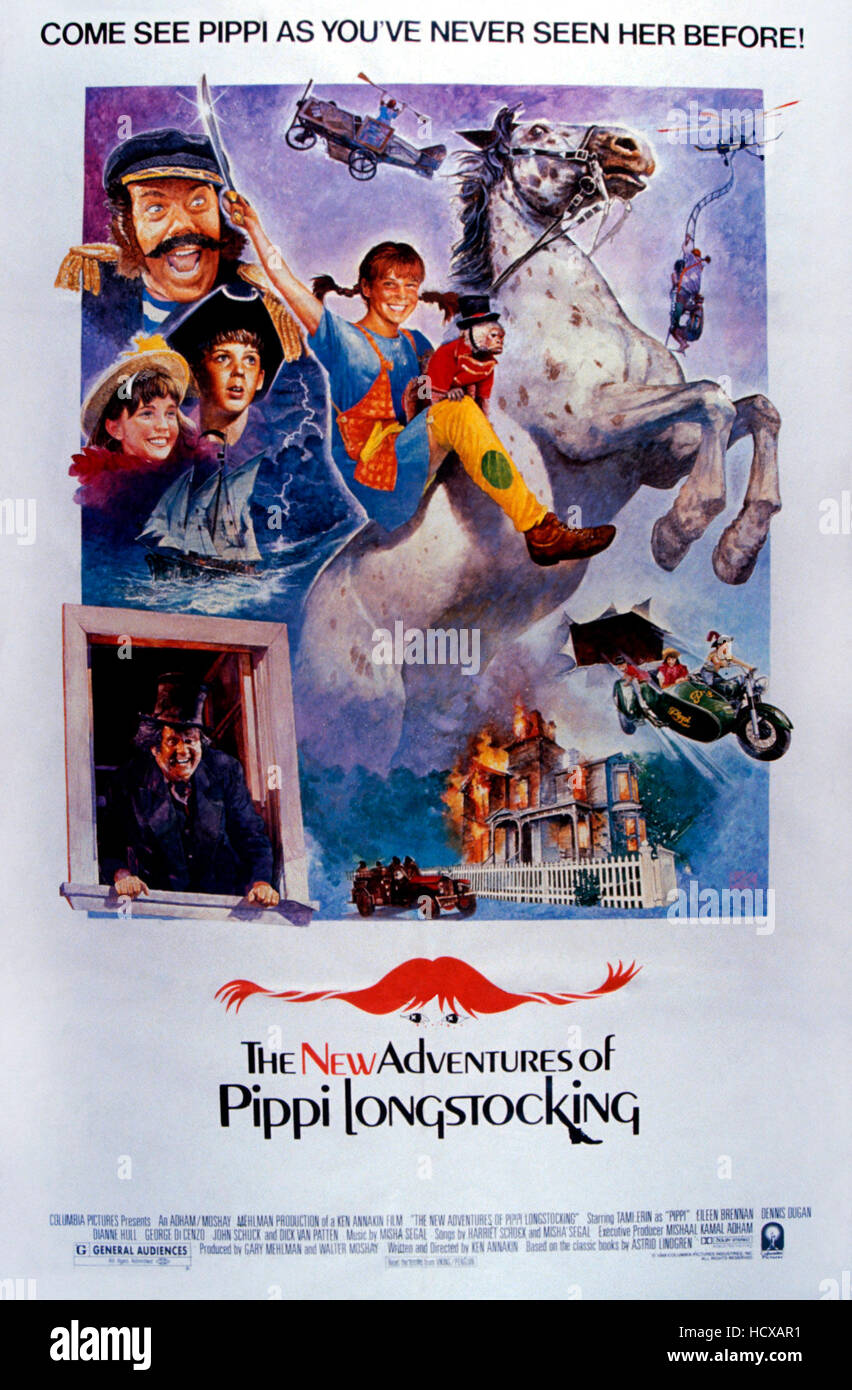 THE NEW ADVENTURES OF PIPPI LONGSTOCKING, US poster, Tami Erin ...