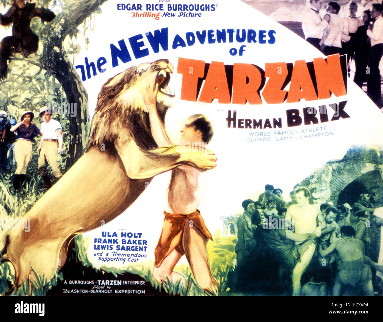 THE NEW ADVENTURES OF TARZAN, Ula Holt, Herman Brix [aka Bruce Bennett ...