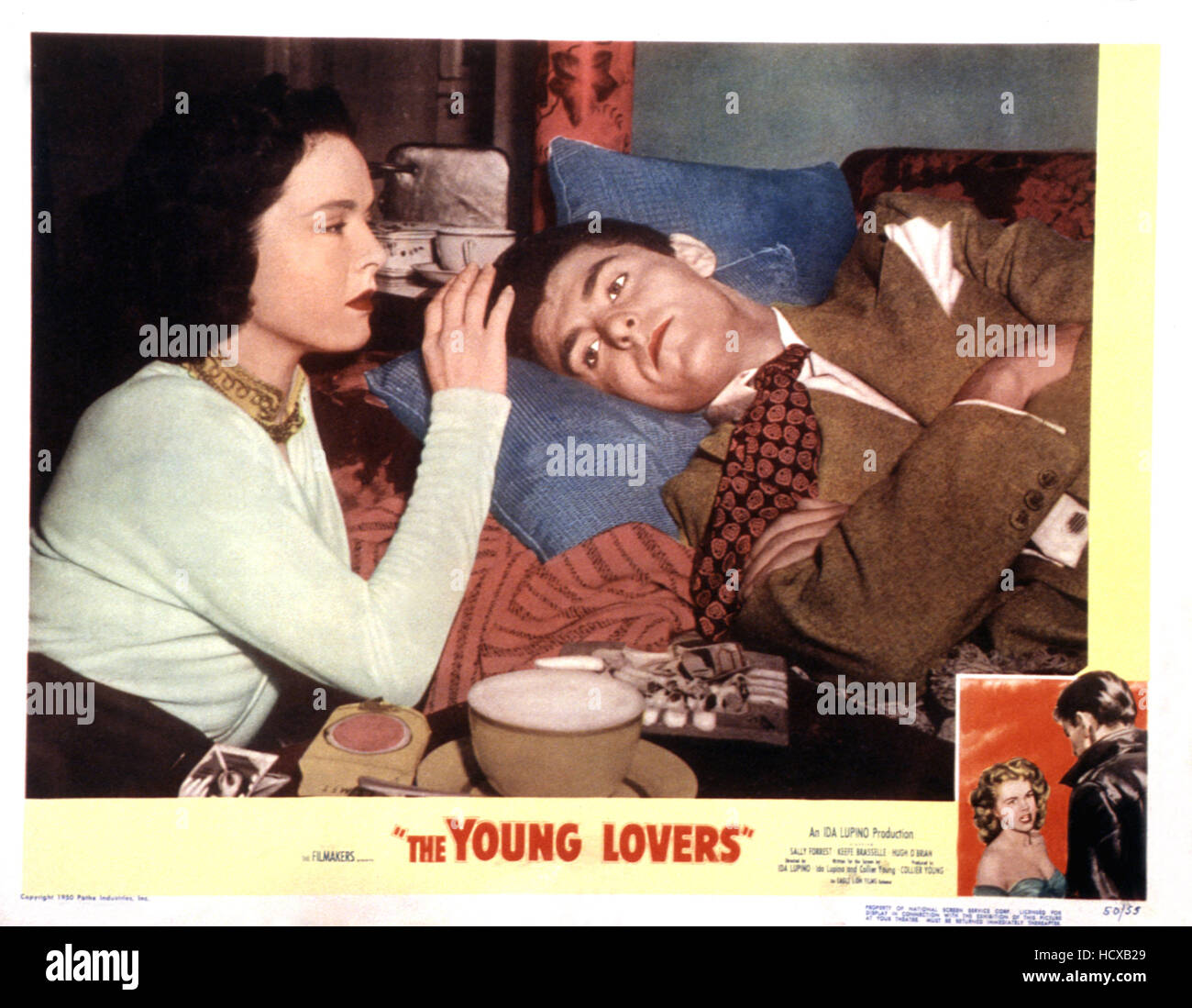 NEVER FEAR (aka THE YOUNG LOVERS), Eve Miller, Keefe Brasselle, 1949 ...