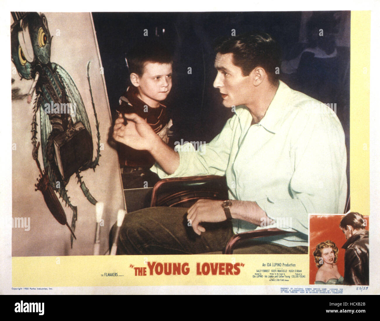 NEVER FEAR (aka THE YOUNG LOVERS), Keefe Brasselle (r.), 1949 Stock ...