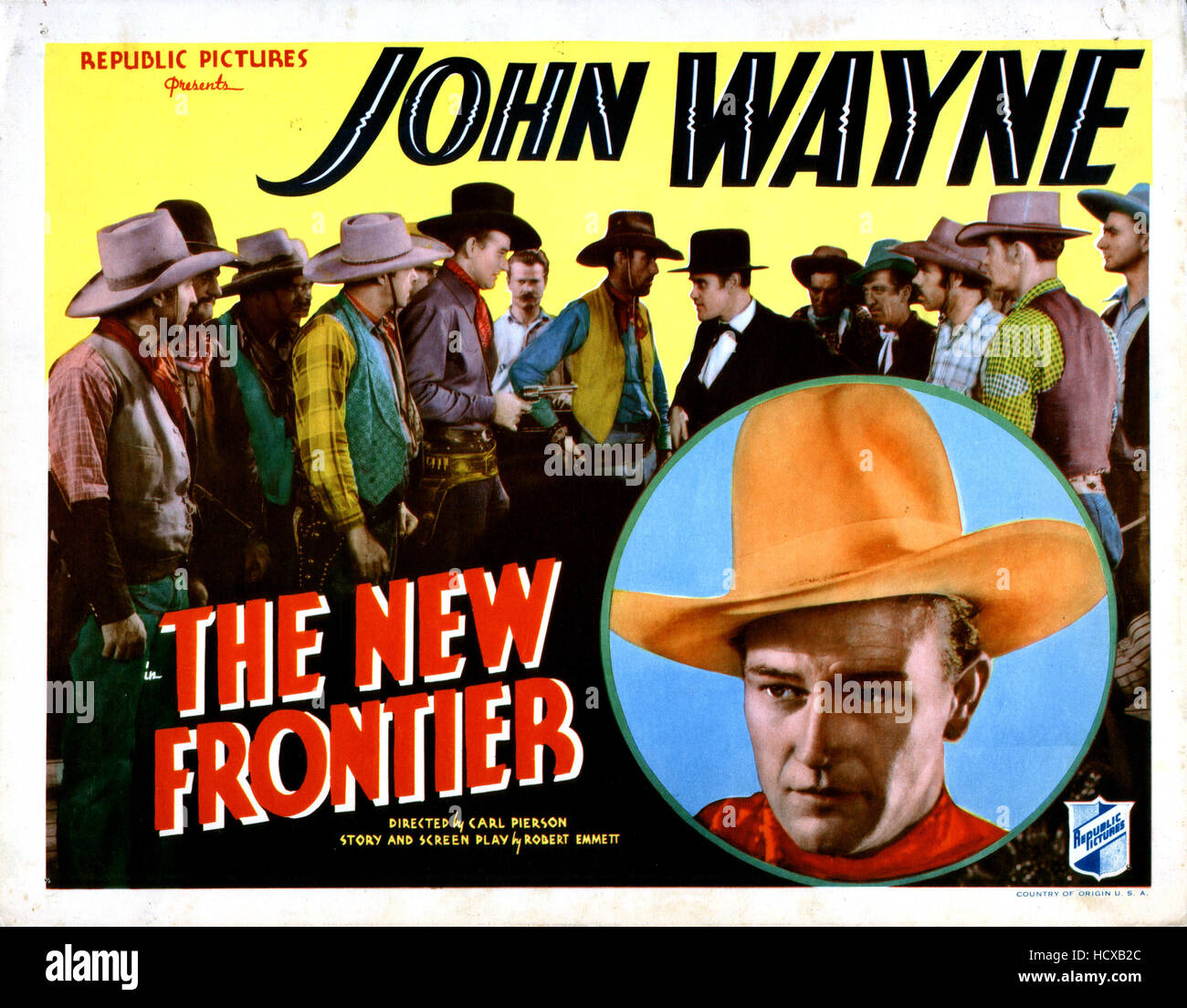 THE NEW FRONTIER, John Wayne, 1935 Stock Photo - Alamy