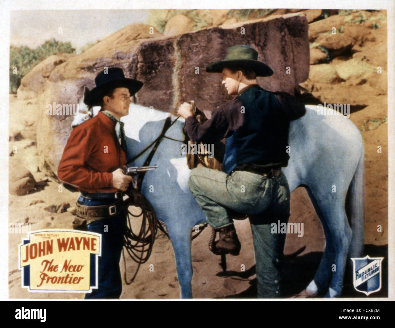 FRONTIER HORIZON, (aka NEW FRONTIER), John Wayne, 1939 Stock Photo - Alamy