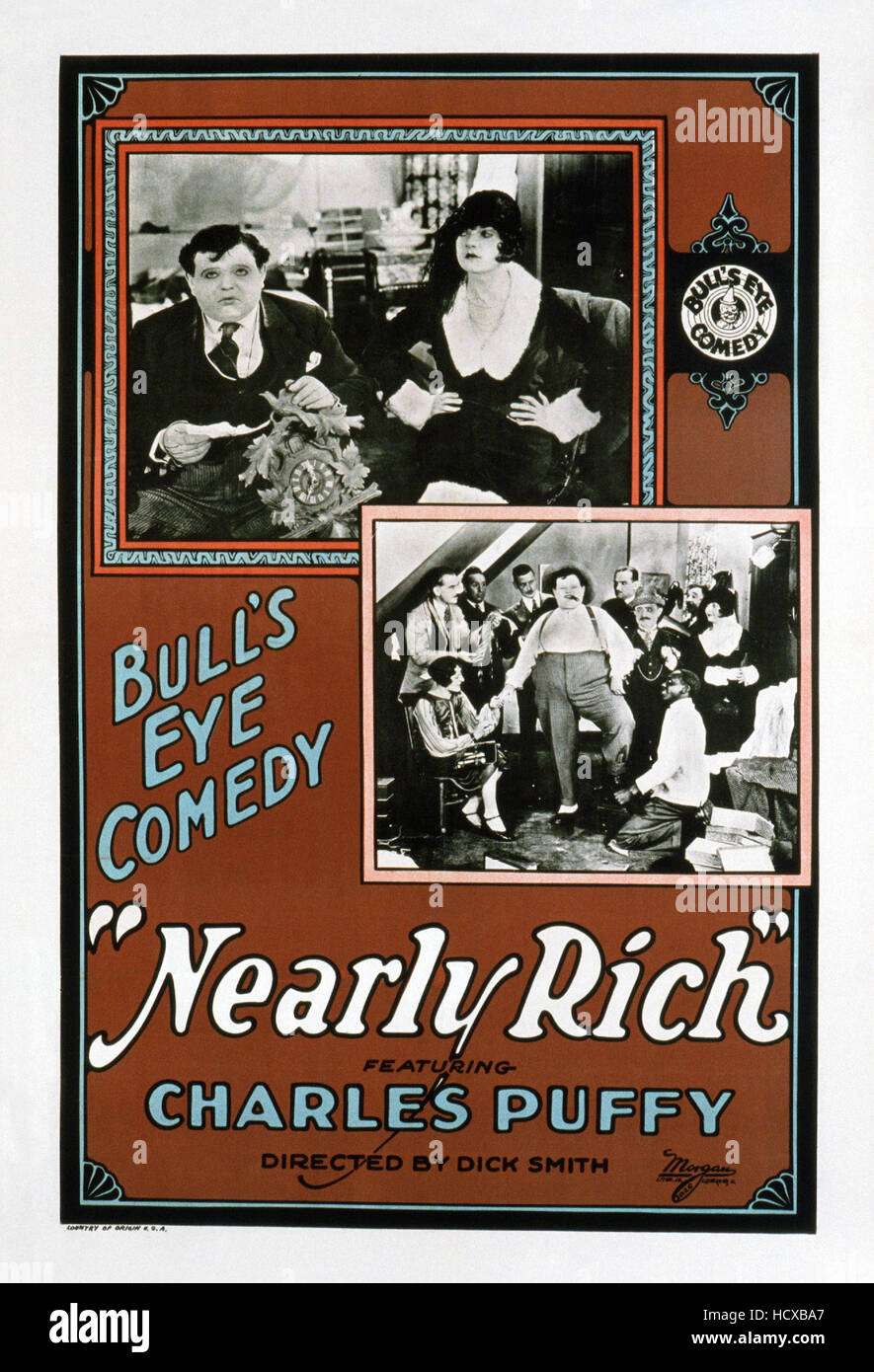 NEARLY RICH, US poster, Charles Puffy (top insert left, bottom insert ...
