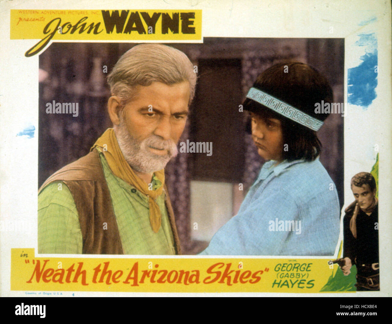 'NEATH THE ARIZONA SKIES, , Gabby Hayes, Shirley Jean Rickert, 1934 ...
