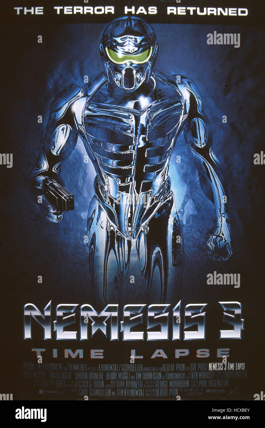 NEMISIS 3: TIME LAPSE, US poster, 1996. ©Imperial Entertainment ...