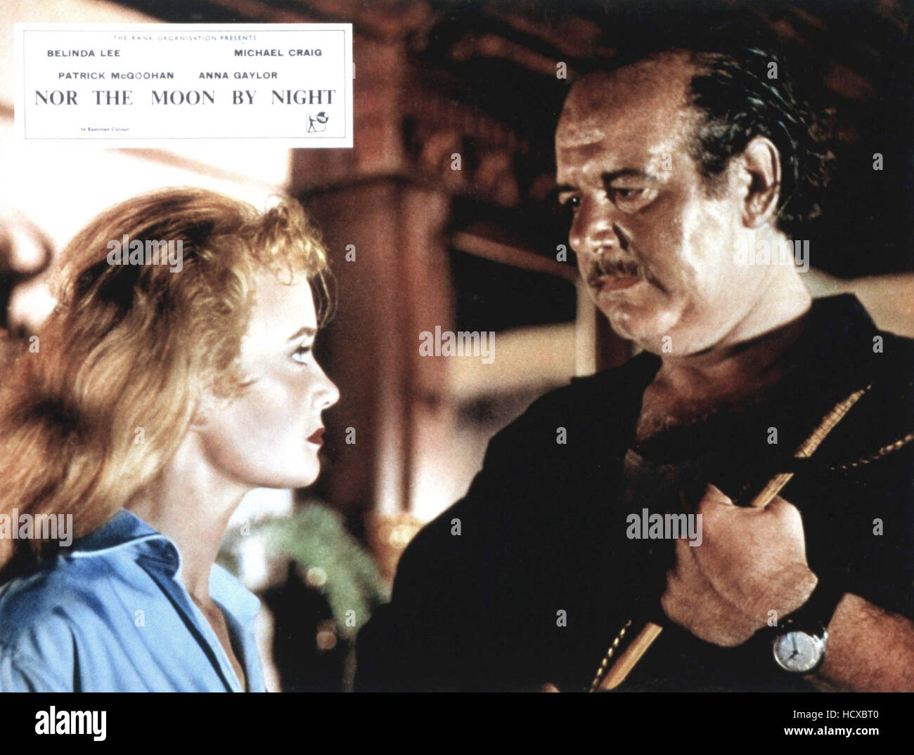 NOR THE MOON BY NIGHT, (aka ELEPHANT GUN), Belinda Lee, Eric Pohlmann ...