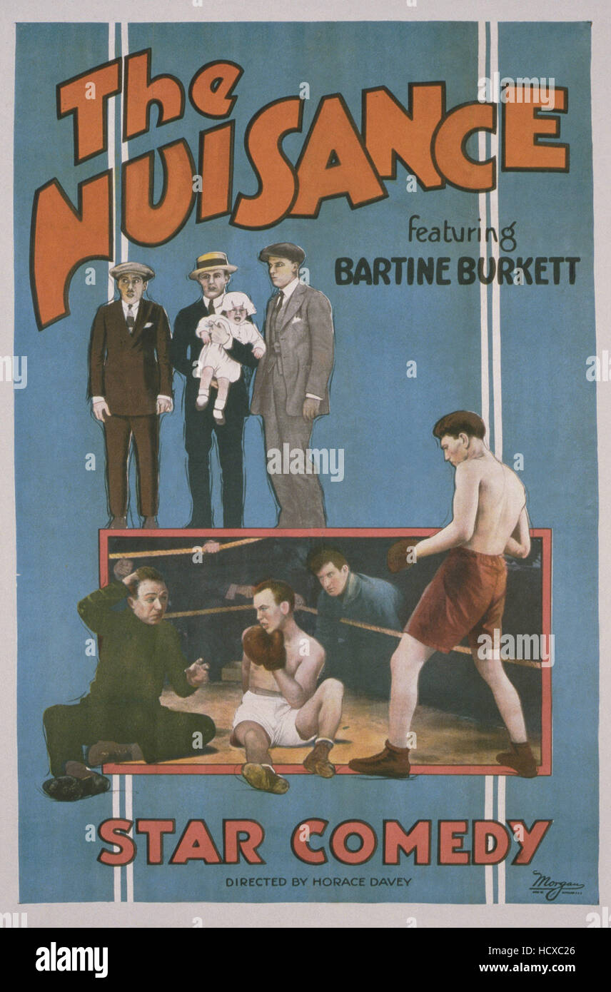 THE NUISANCE, US poster, 1920 Stock Photo - Alamy