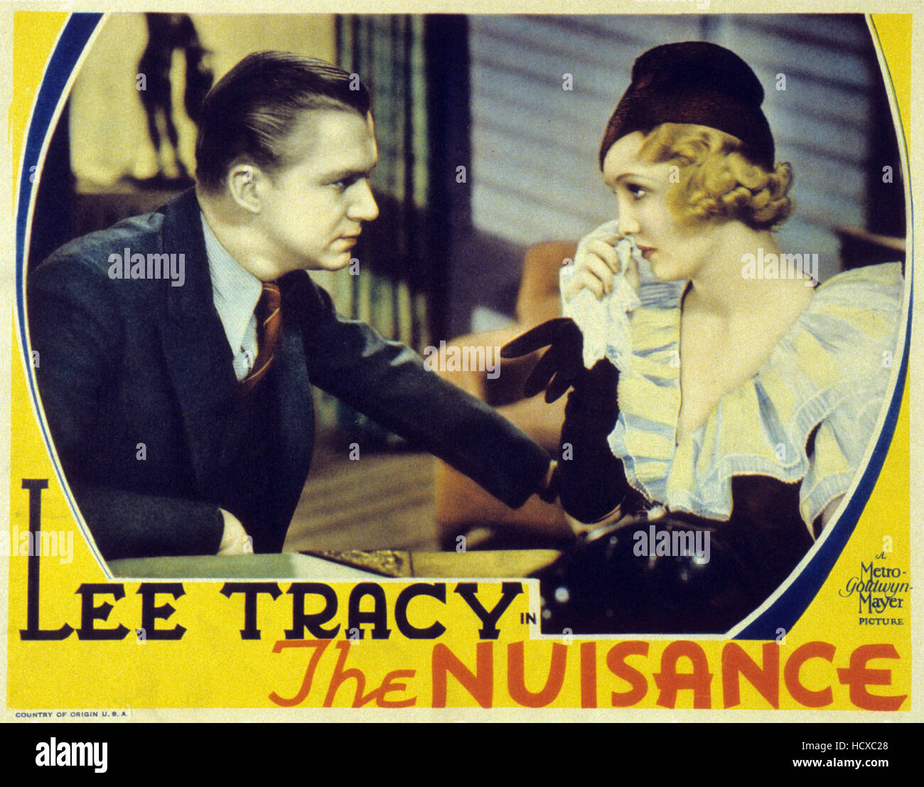 THE NUISANCE, Lee Tracy, Madge Evans, 1933 Stock Photo - Alamy