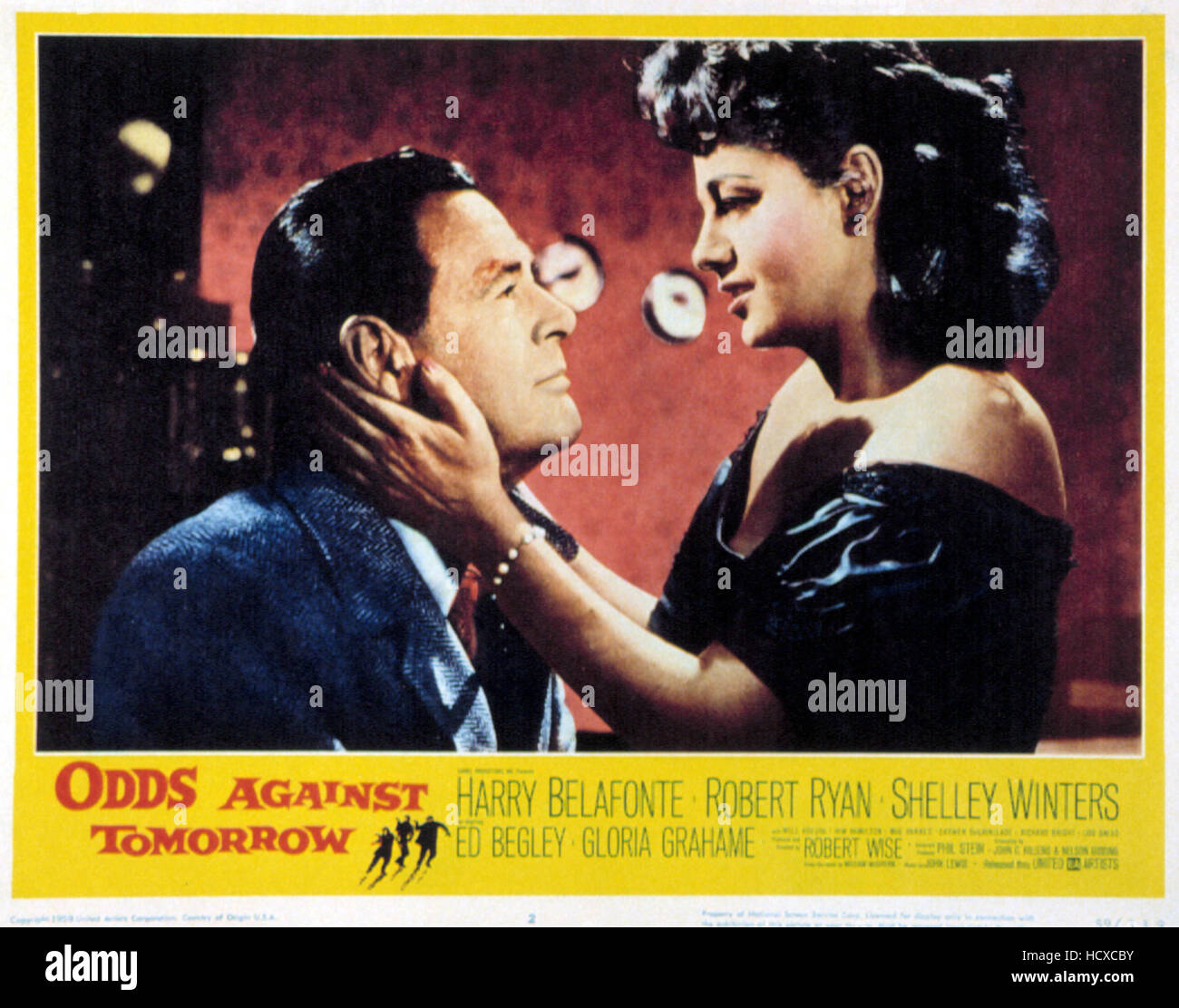 ODDS AGAINST TOMORROW, Robert Ryan, Shelley Winters, 1959 Stock Photo ...