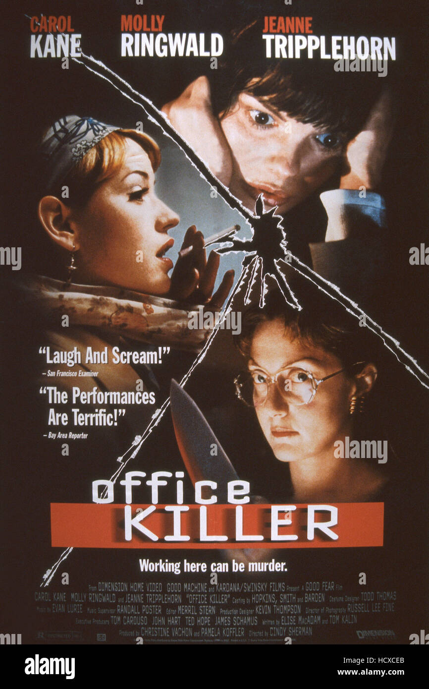 OFFICE KILLER, US poster, from top: Jeanne Tripplehorn, Molly Ringwald ...