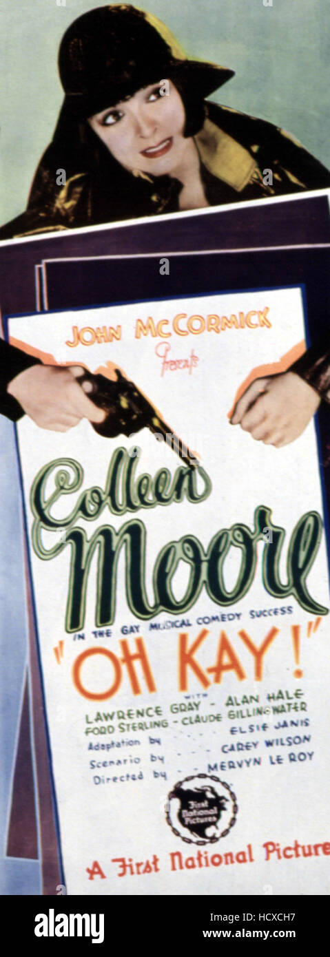 OH KAY!, Colleen Moore, 1928 Stock Photo - Alamy