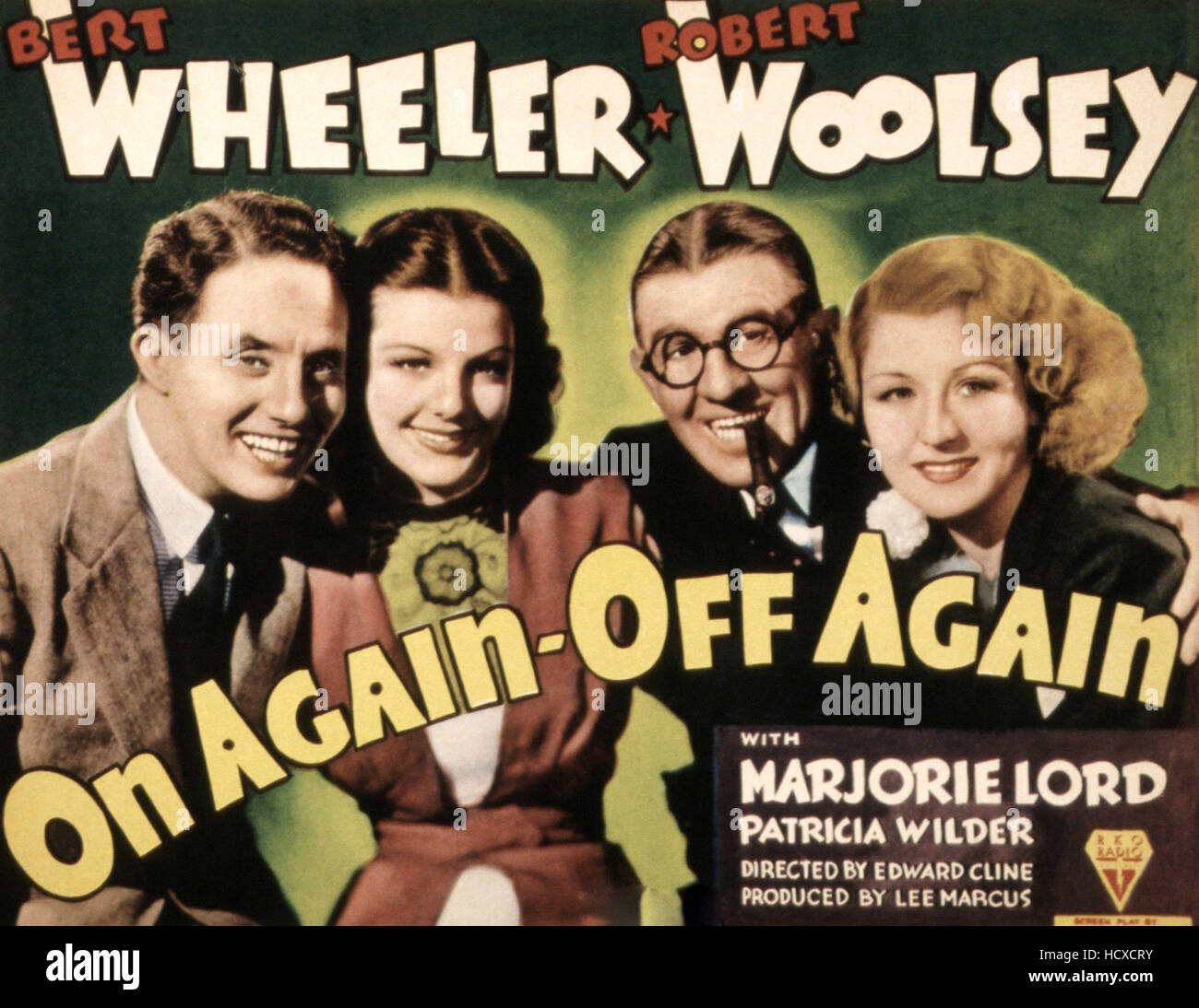 ON AGAIN-OFF AGAIN, Bert Wheeler, Marjorie Lord, Robert Woolsey ...